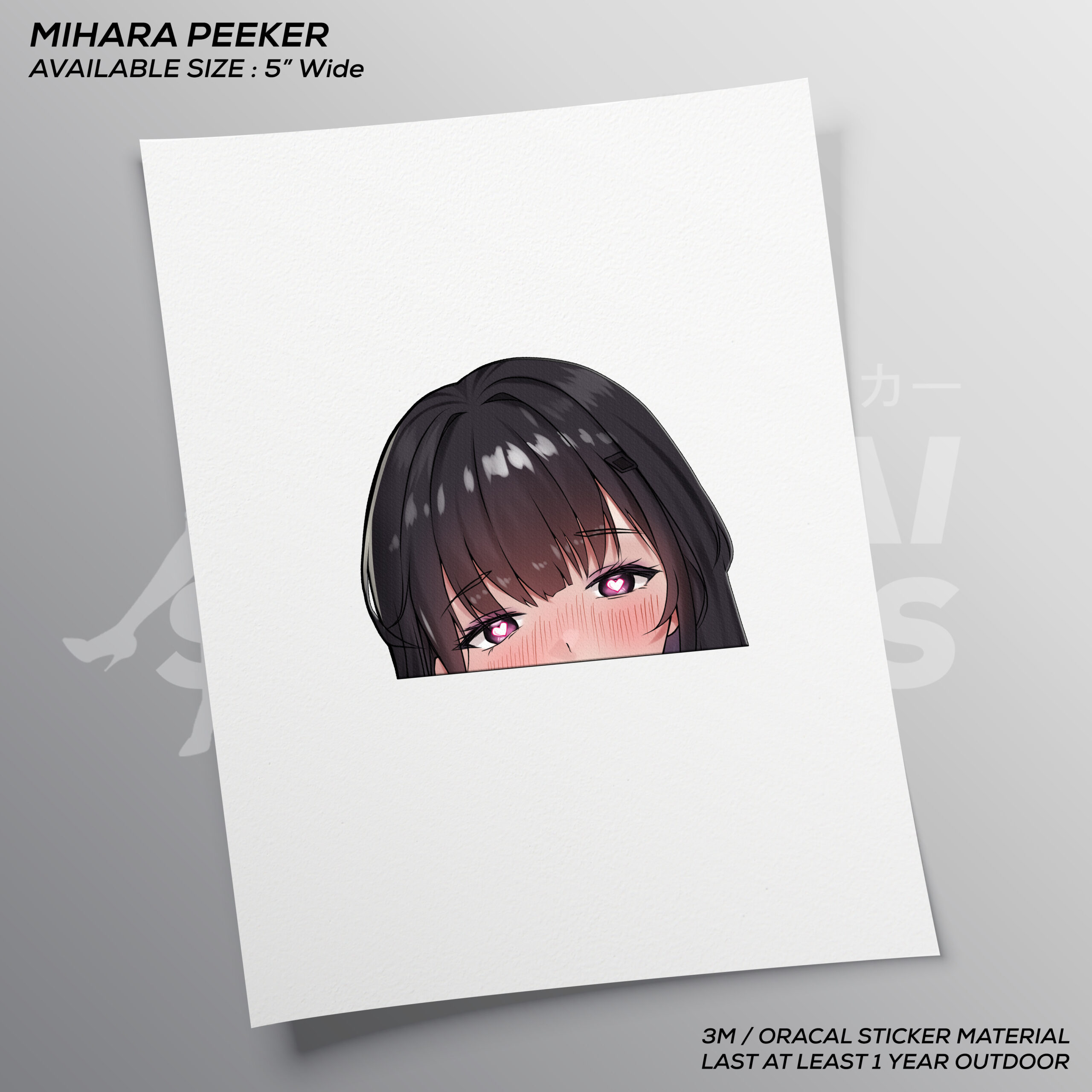 Mihara - Nikke Peeker - Isekai Stickers