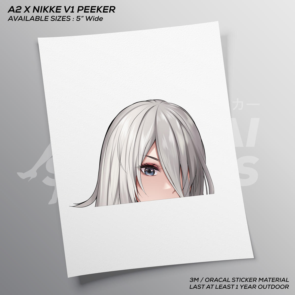 A2 x Nikke V1 Peeker - Isekai Stickers