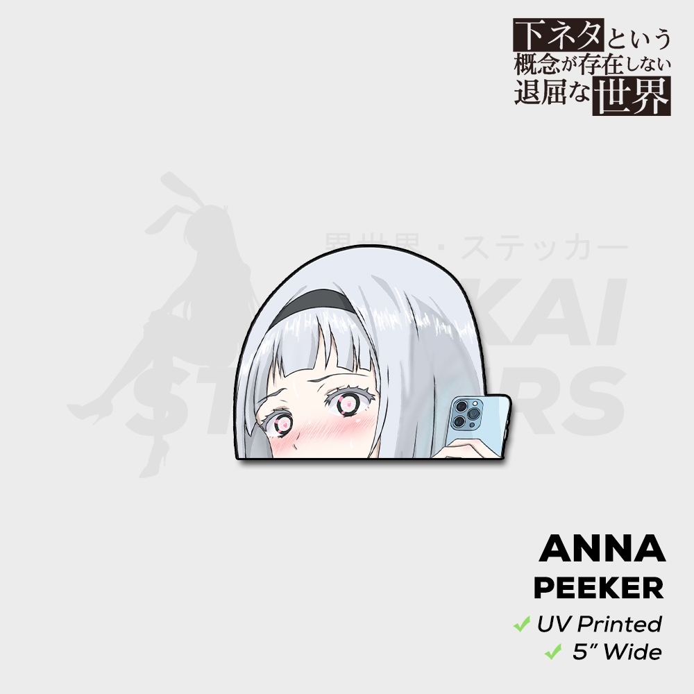Anna Nishikinomiya Peeker - Isekai Stickers